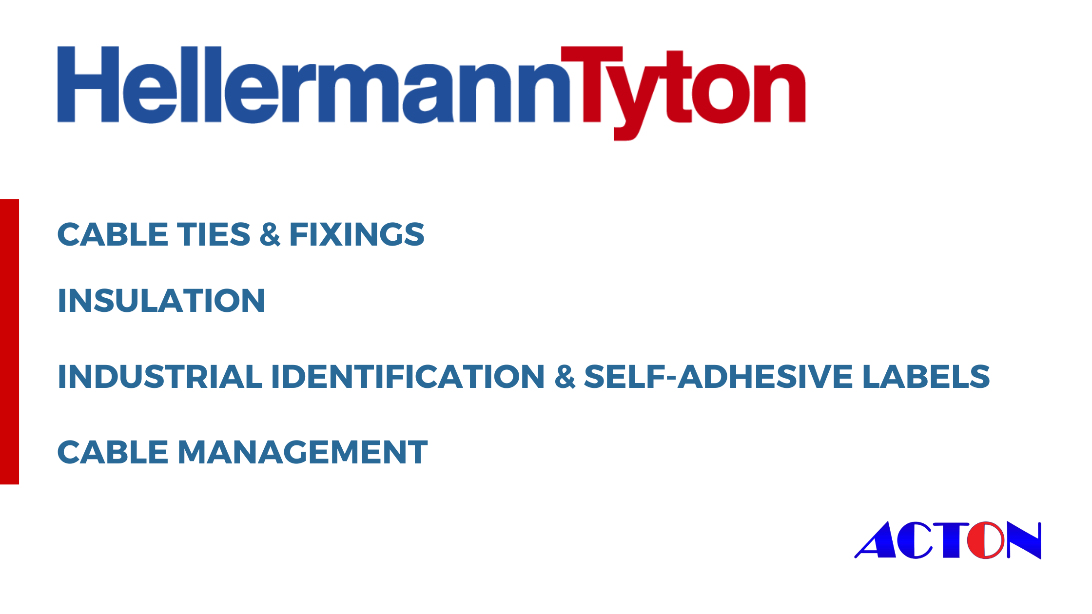 HellermannTyton Authorized Distributor | Acton Technology