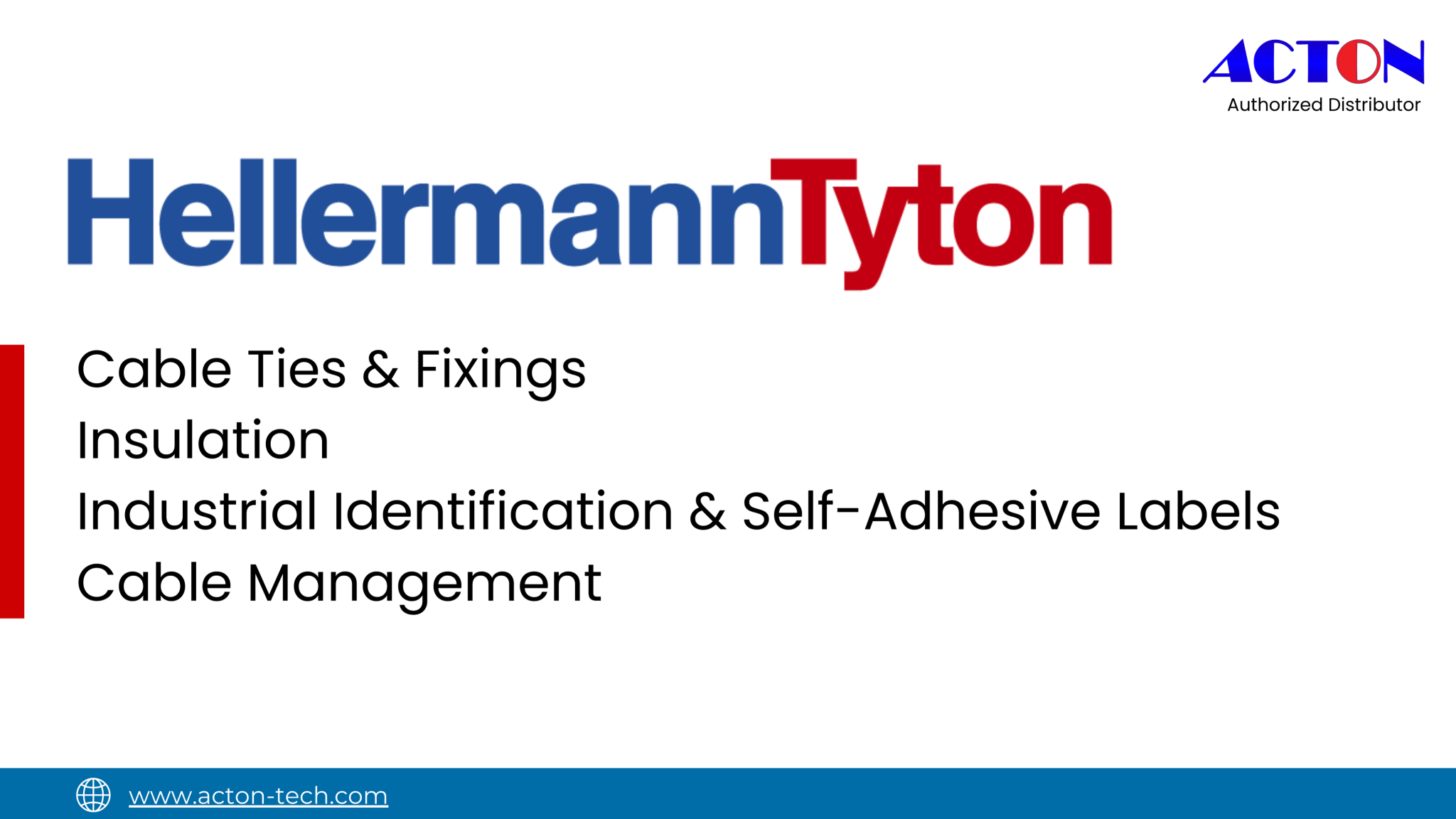 HellermannTyton Authorized Distributor | Acton Technology